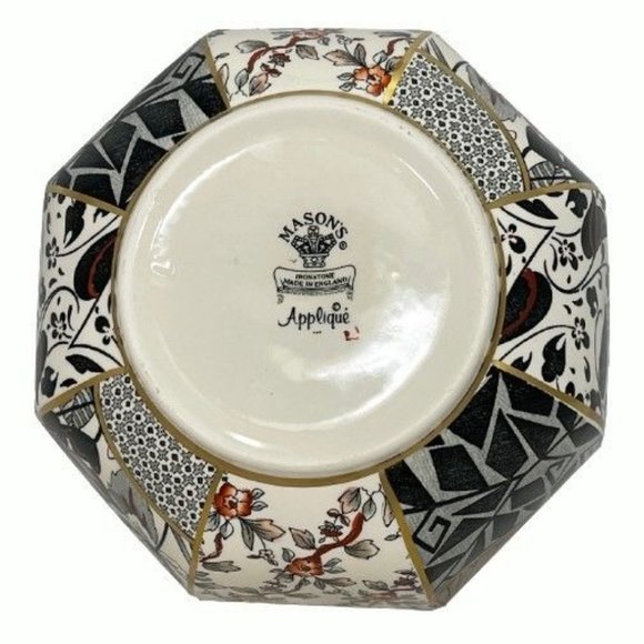 Masons | Dining | Bowl Serving Octagon Masons England Ironstone ...
